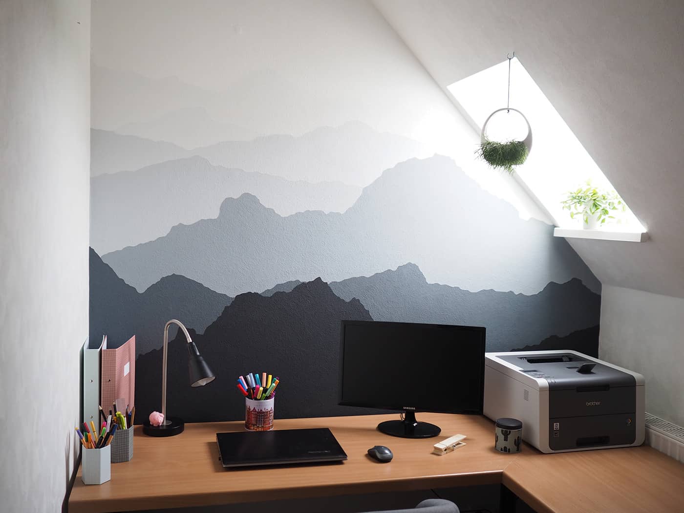 Wunderbar Berge Wand Malen Bilder