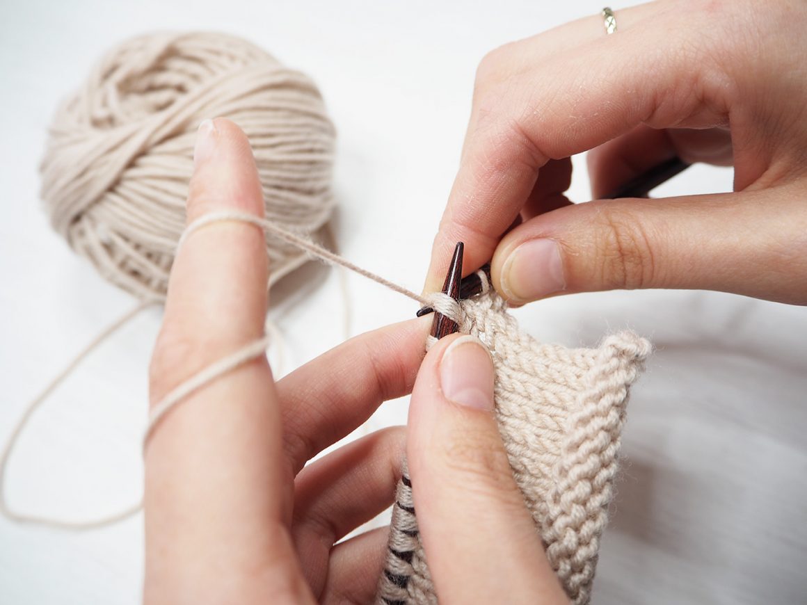 DIY Die Strickschule Part I - Stricken lernen: Maschen anschlagen ...