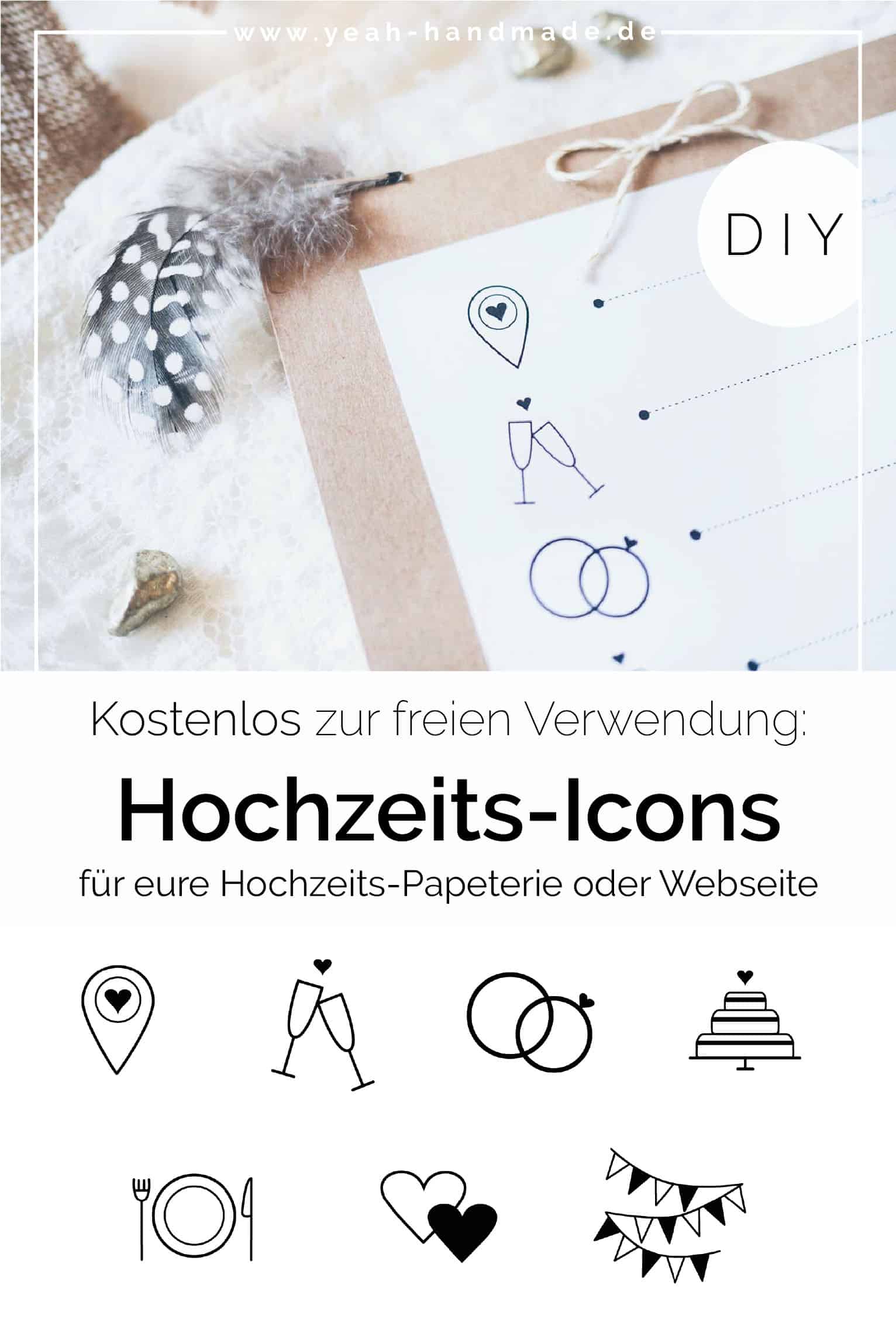 Hochzeits-Symbole zum kostenlosen Download - Yeah Handmade